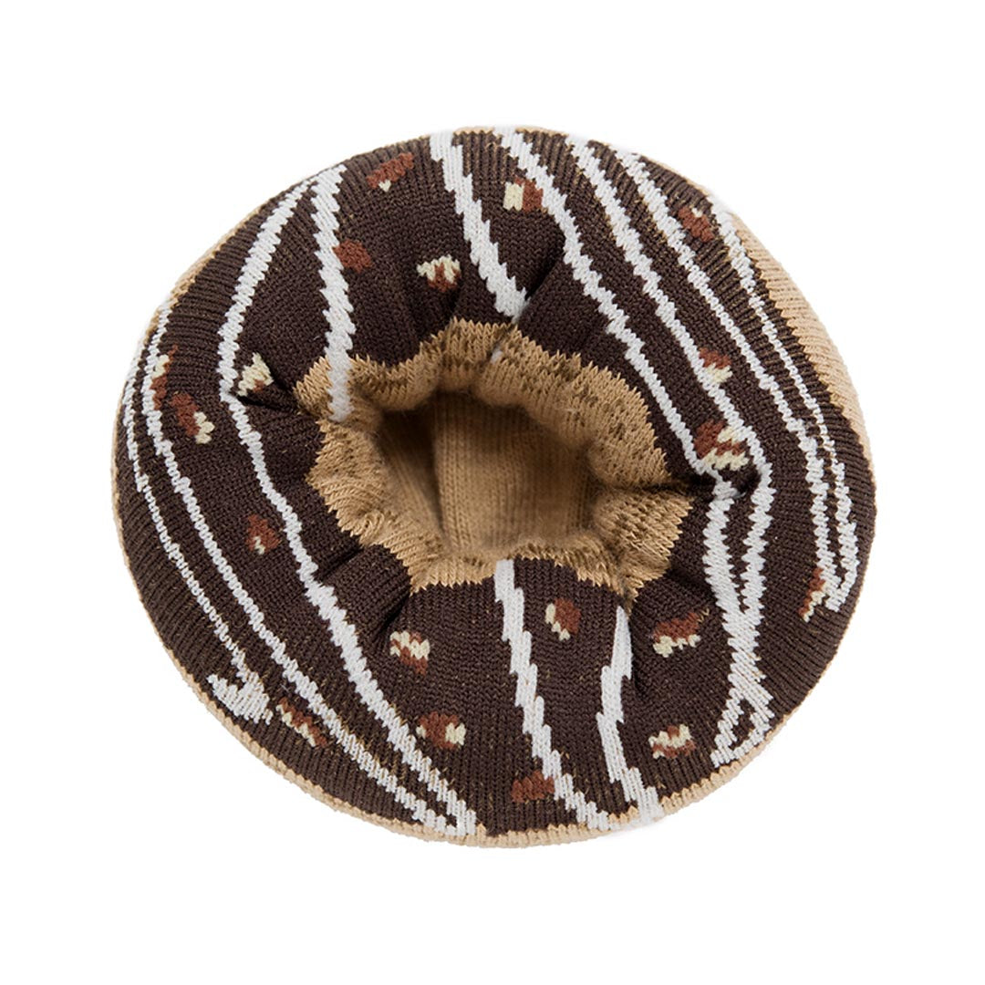 SUKENO CHOCOLATE GLAZED DOUGHNUT SOCKS - Life Soleil